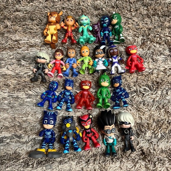 Disney | Toys | Pj Masks Deluxe Character Toy Figure Bundle Characters ...